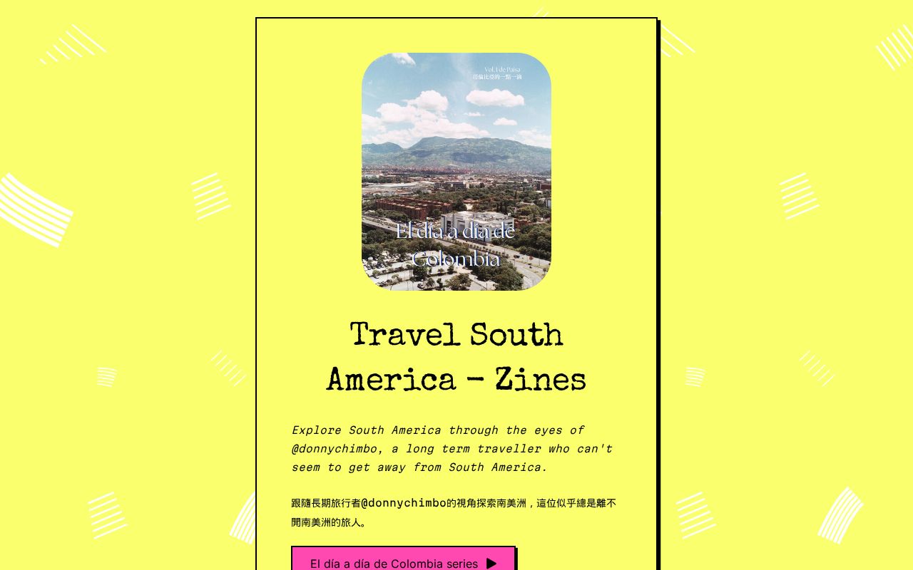 Travel South America - Zines
